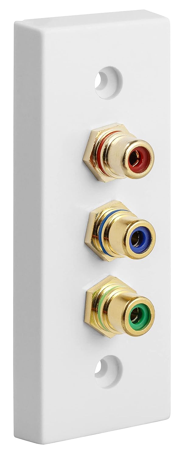 Component Video YPbPr Red blue Green Architrave Square edge RCA/Phono ...