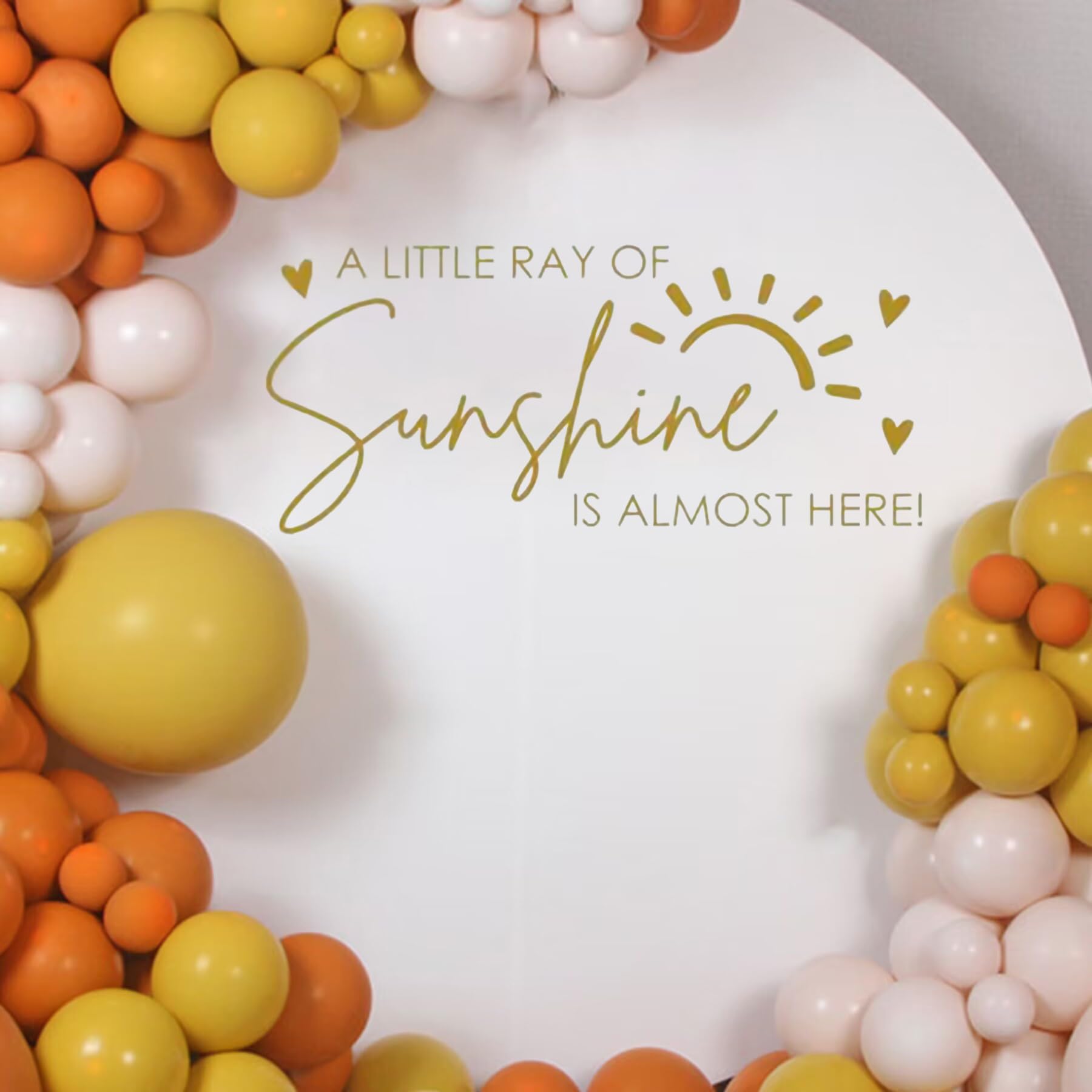 Here Comes The Sun Backdrop Sunshine Baby Shower, A Little Ray Of ...