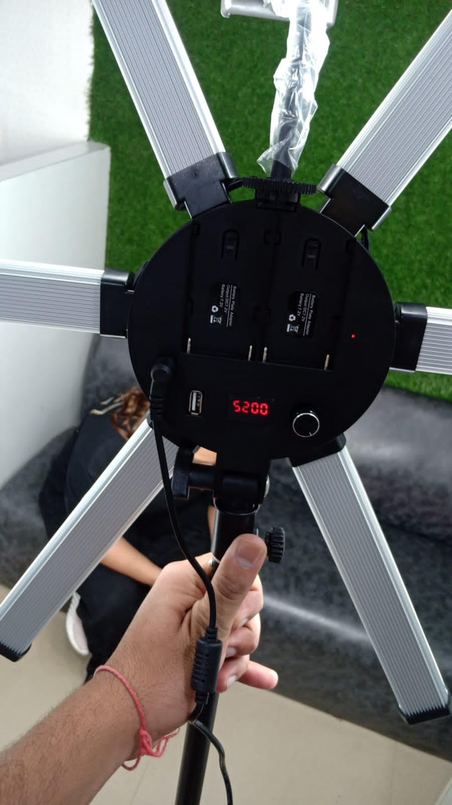 Buy GiftMax® Professional LED Star Ring Light Photo & Video, 6 Arms ...