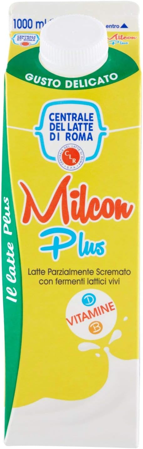 Centrale del Latte di Roma, Latte Milcon Plus Parzialmente Scremato con ...