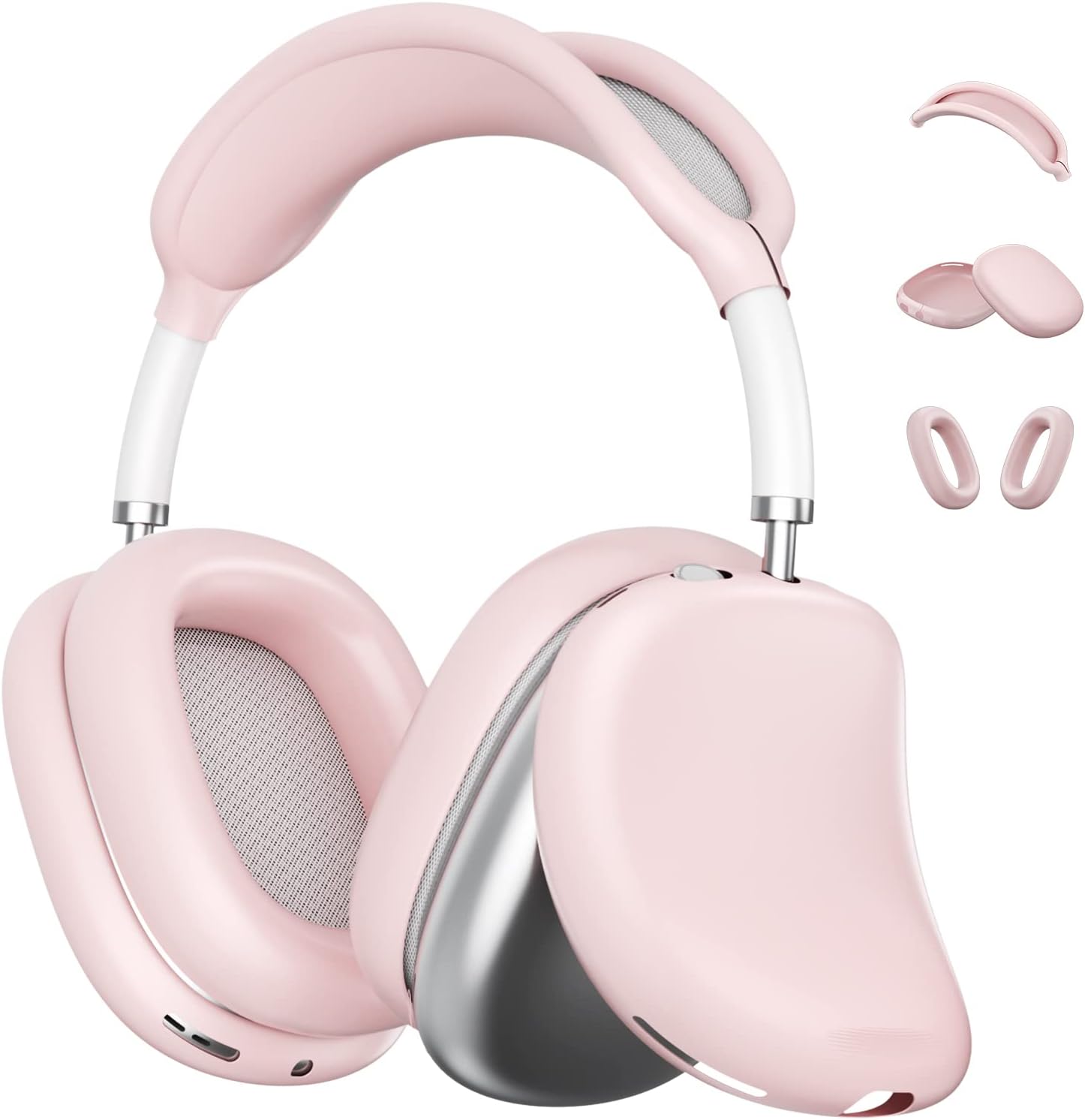 Amazon.com: Case Cover for AirPods Max, Soft Silicone Case Cover Kit ...