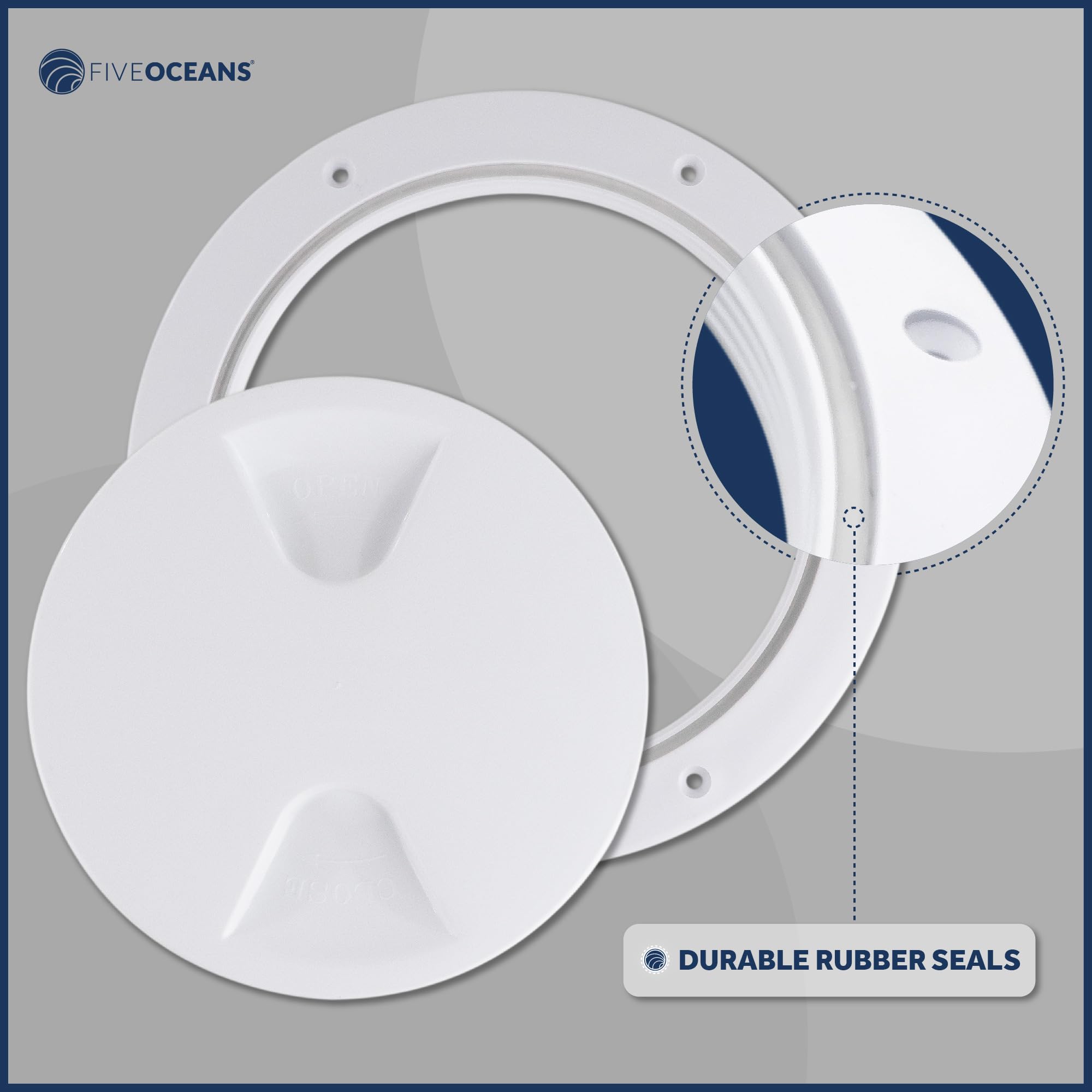 Snapklik.com : Five Oceans 6 Boat Hatch, Marine Access Hatch, Round ...