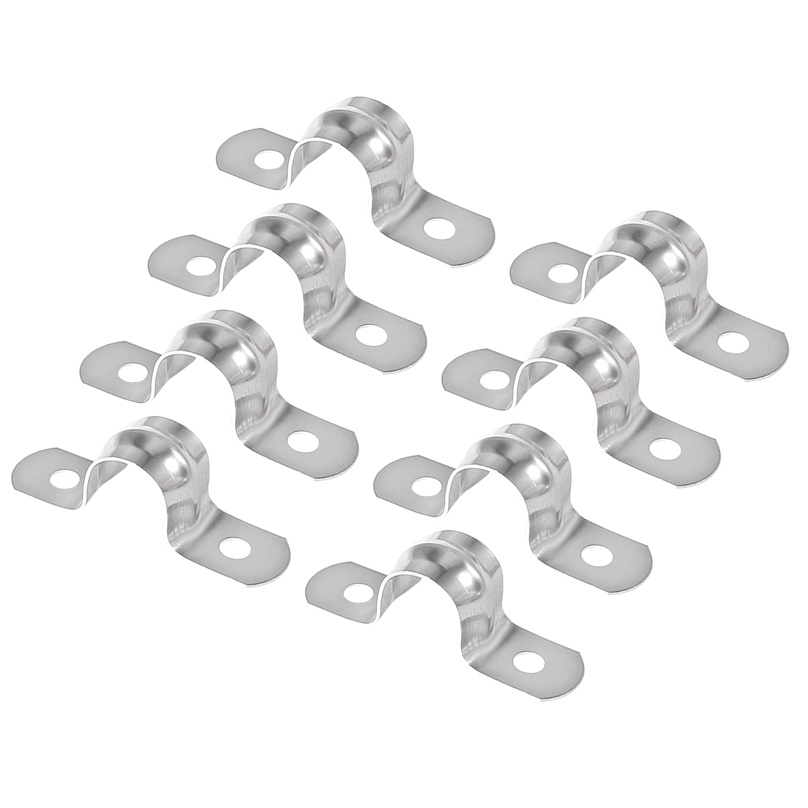 Amazon.com: Jiozermi 50 PCS M12 U-Tube Strap Clamp, 2 Hole Stainless ...