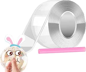 Weatail Blowable Bubble Tape, Nano Tape Bubbles Kit With Sequins Or Straws, Nano Adhesive Tape ...