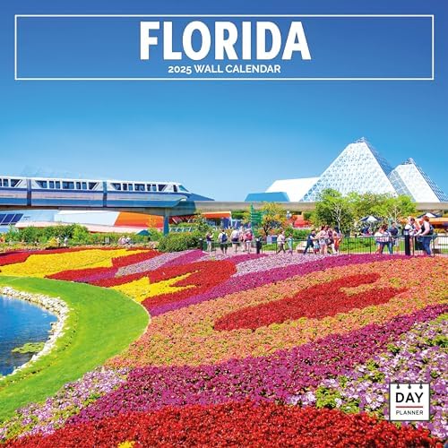 Dayplanner Publishing Florida Calendar 2025, Large Square Wall Calendar ...