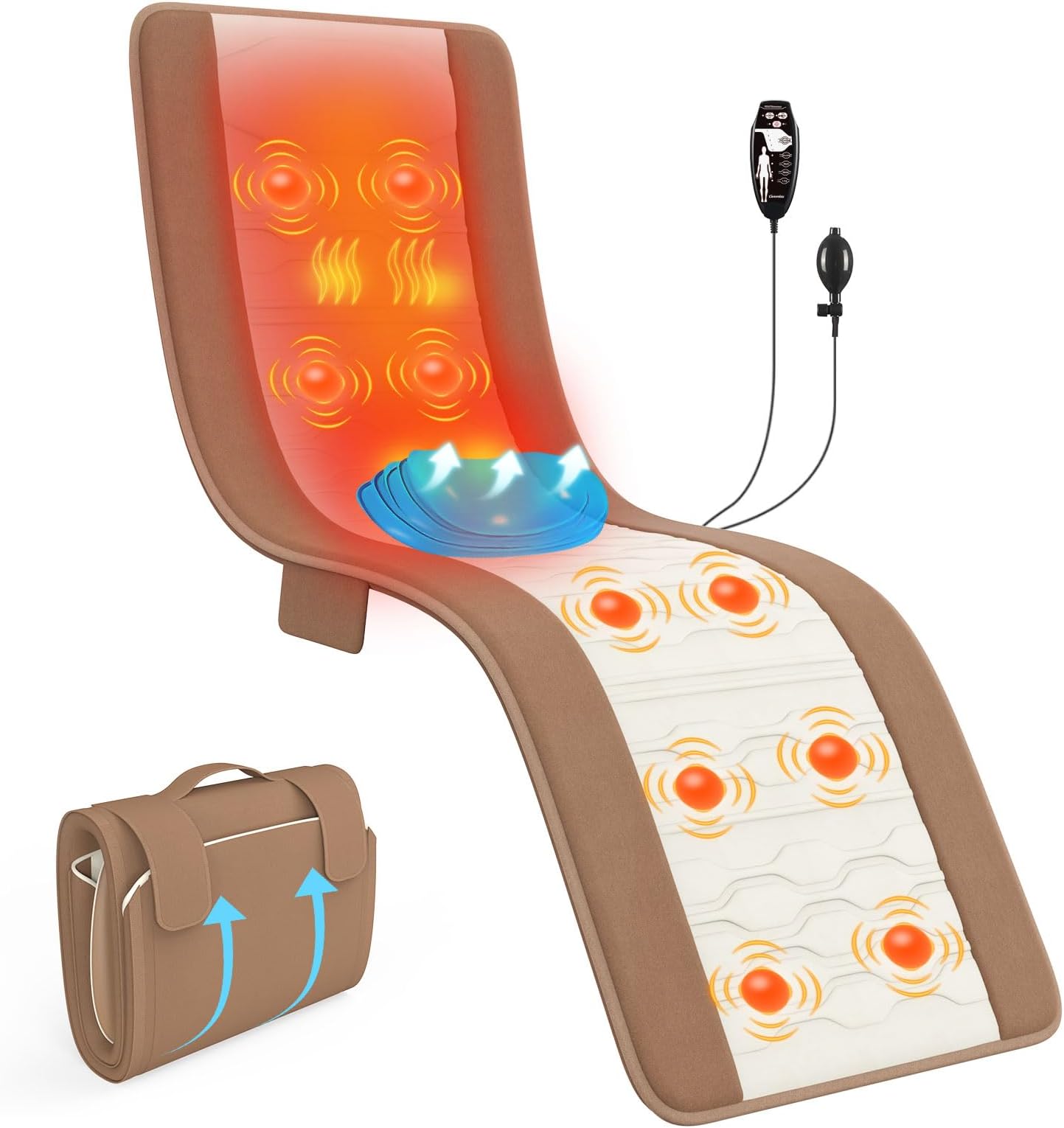 Amazon.com: Carepeutic Targeted Zone Deluxe Vibration Massage Mat with ...