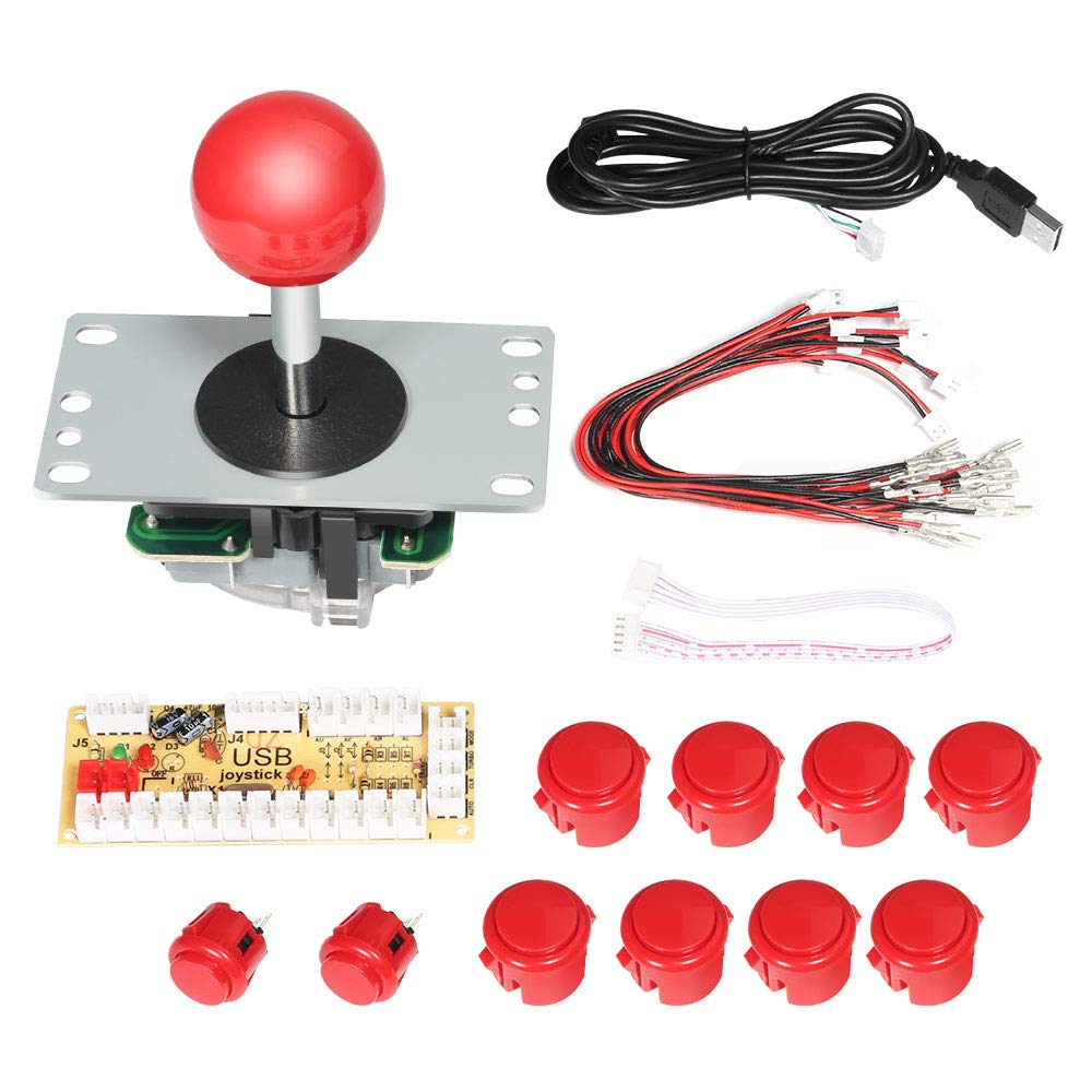 Buy Dorhea Dorhea Player Arcade Game DIY Kit,Gaming DIY Button and Joysticks Controller Kits ...