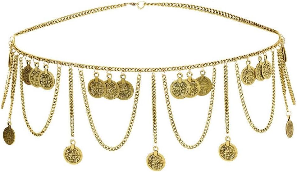 Amazon.com: Vintage Gypsy Folk-custom Dangle Waist Belt Chain Tassel ...