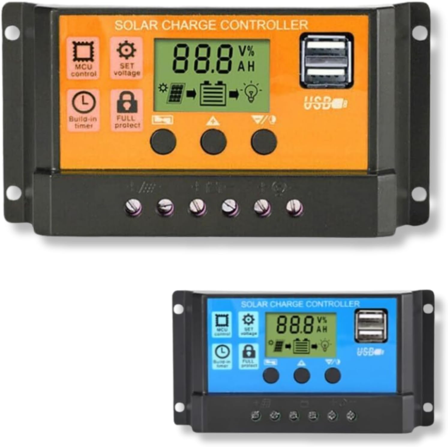 Amazon.com : THE PERFECT PART MPPT Solar Charge Controller - 12V & 24V ...