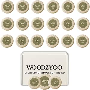 Soap Bundle - 25 Pack of 15g Unscented Tissue Pleated Guest Soaps ...