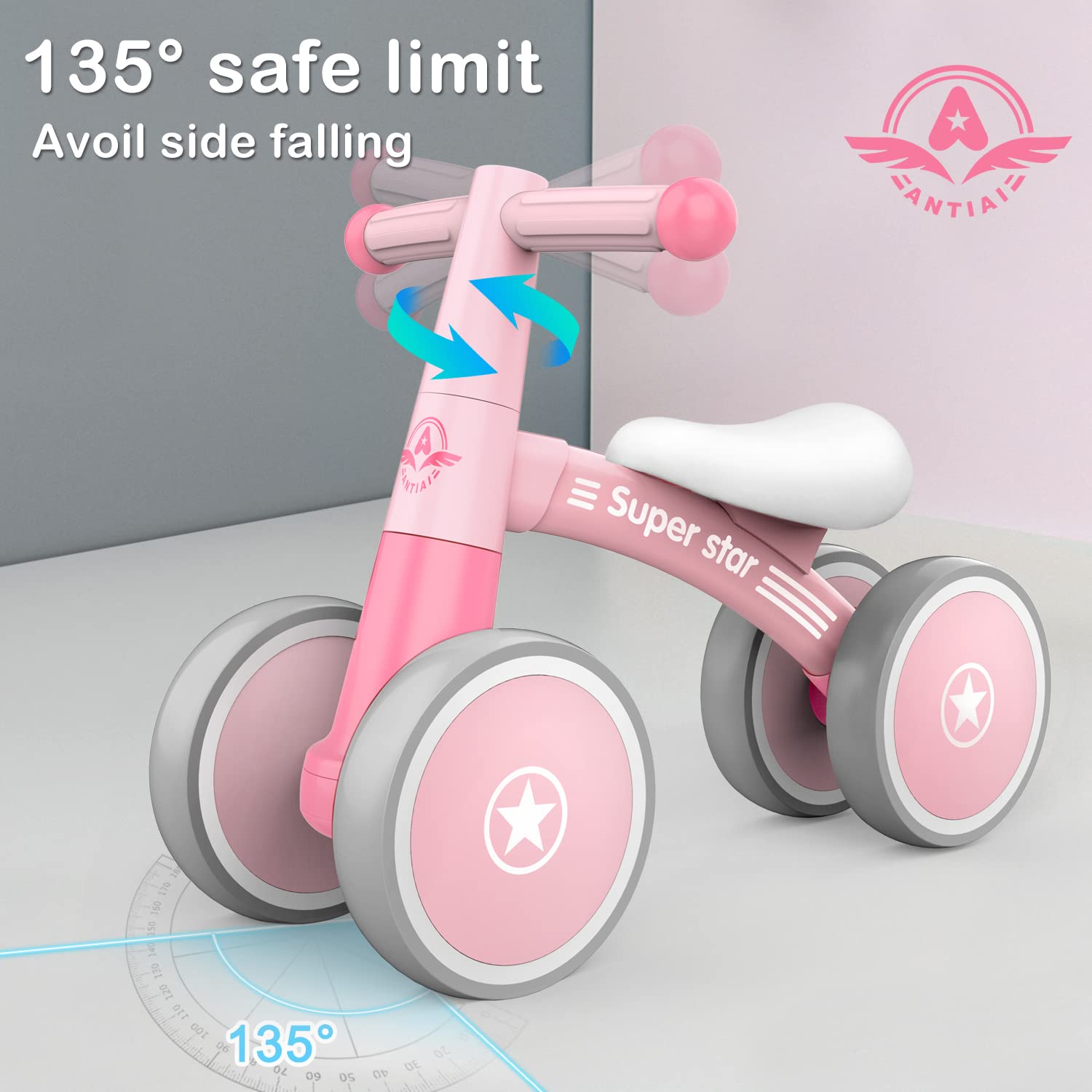 Snapklik.com : Antiai Baby Balance Bike Toys For 1 Year Old boy,Toddler ...