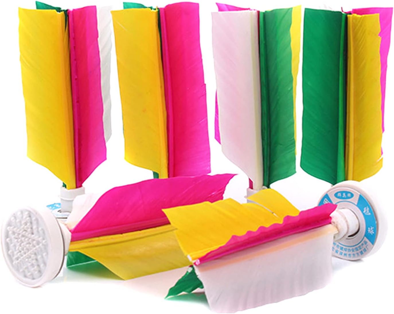 Amazon.com : Baitaihem 6 Pack Colorful Feather Kick Shuttlecock Chinese ...
