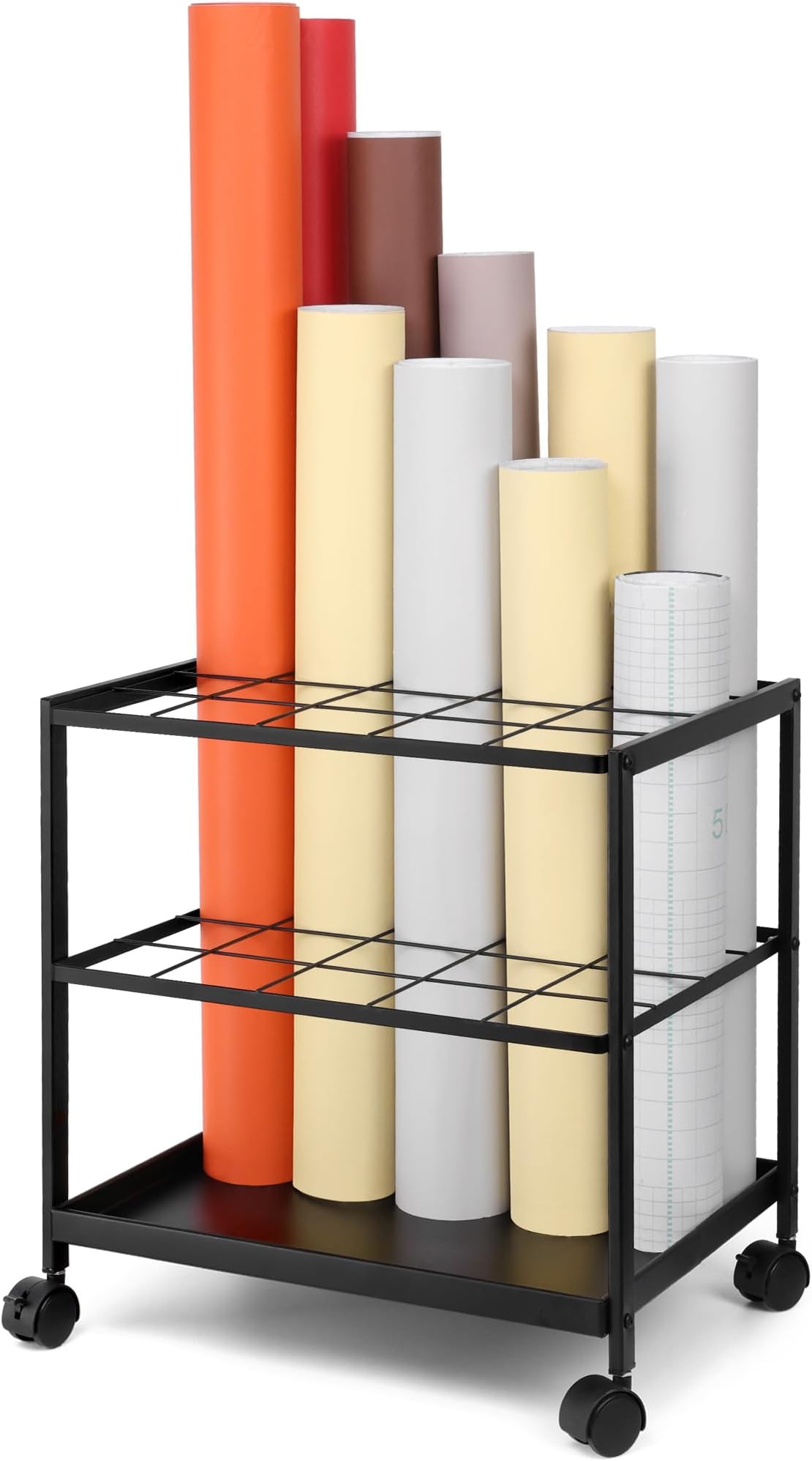 Amazon.com : Gisafai Wall Mount Blueprint Storage Rack Hanging Vinyl ...
