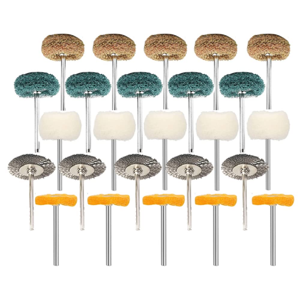 1 x Brand New ChgImposs Polishing Buffing Wheel Set, 25pcs Abrasive Bu ...