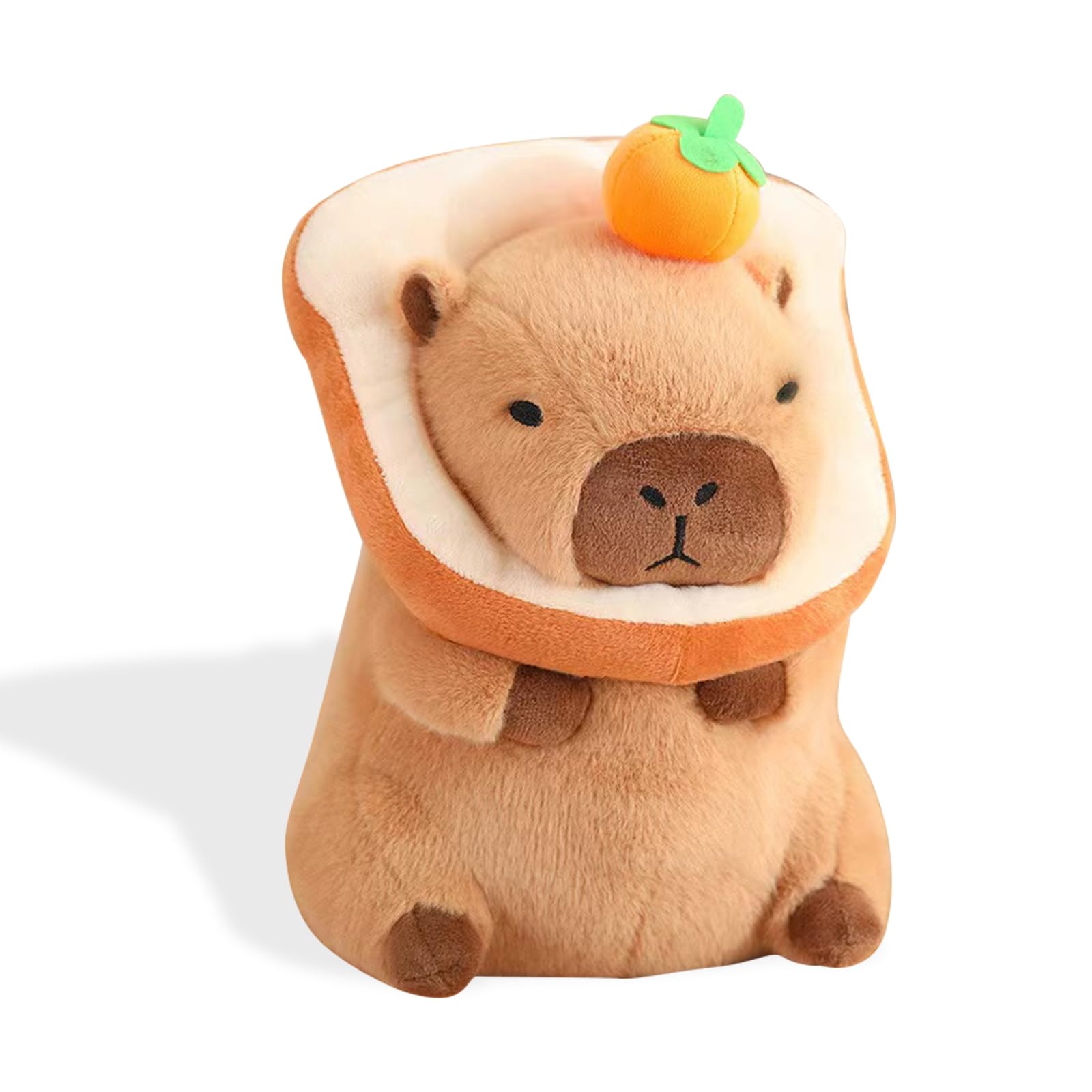 Cute Capybara Plush Soft Capybara Stuffed Animal With Bread Kawaii ...