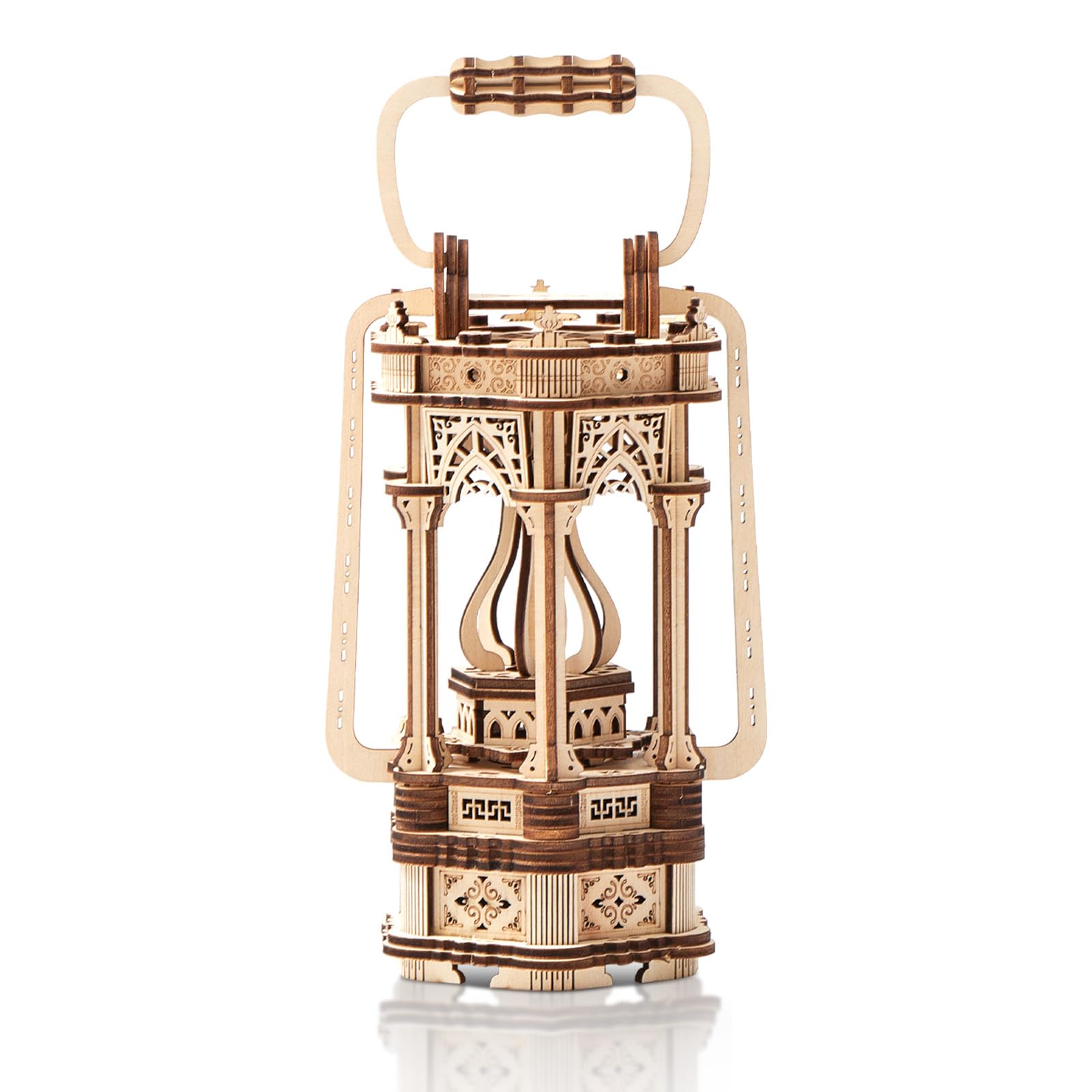 Amazon.com: Foyucool 3D Wooden Puzzle for Adults, DIY Lantern Model Kit ...