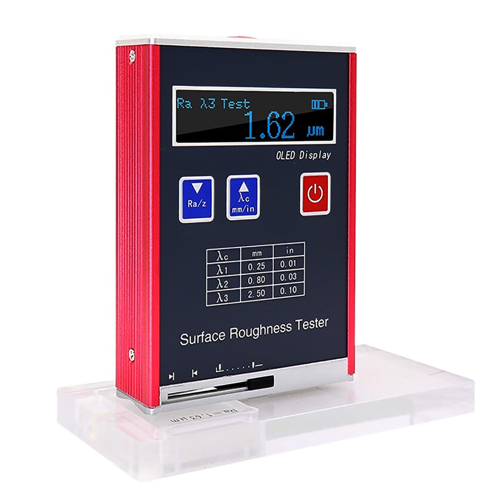 Portable Surface Roughness Tester Meter Accurate Tool to Measure Ra, Rz ...