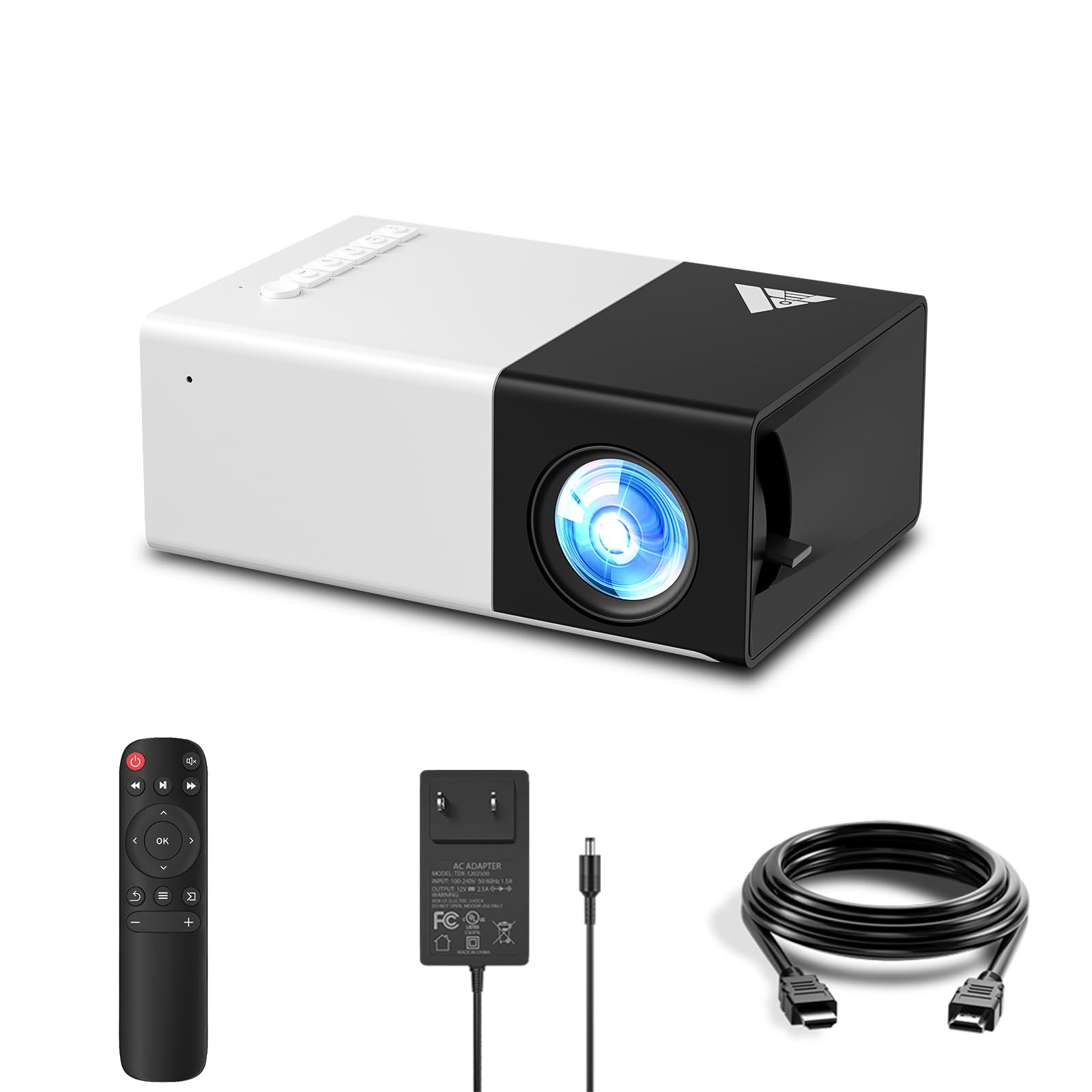 Amazon.com: KHQ Mini Projector with Wifi Portable Projector Support ...