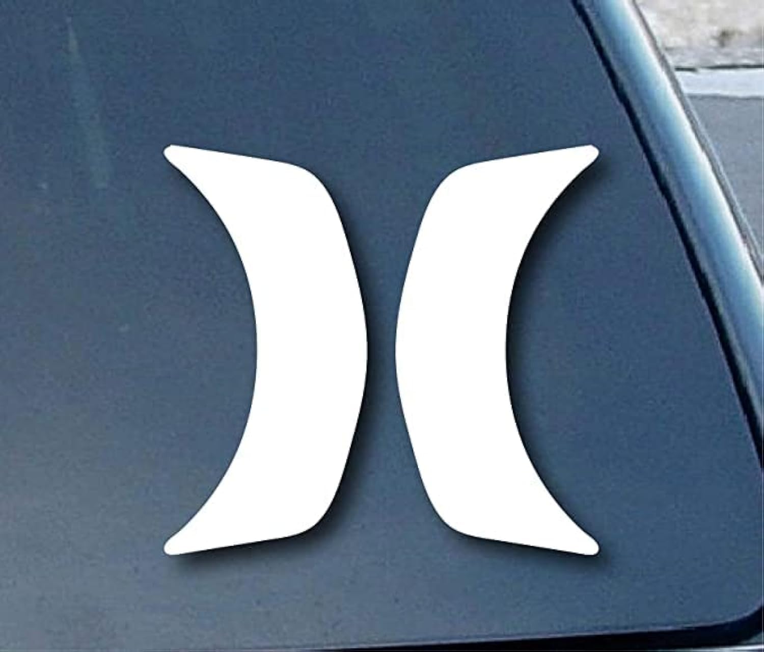 Amazon.com: AzQuest Hurley H White Vinyl Decal Sticker for Cars LAPTOPS ...