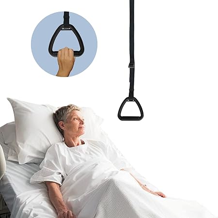 Amazon.com: Trapeze Bar for Bed Mobility Aids Transfer Handle Bed Rail ...