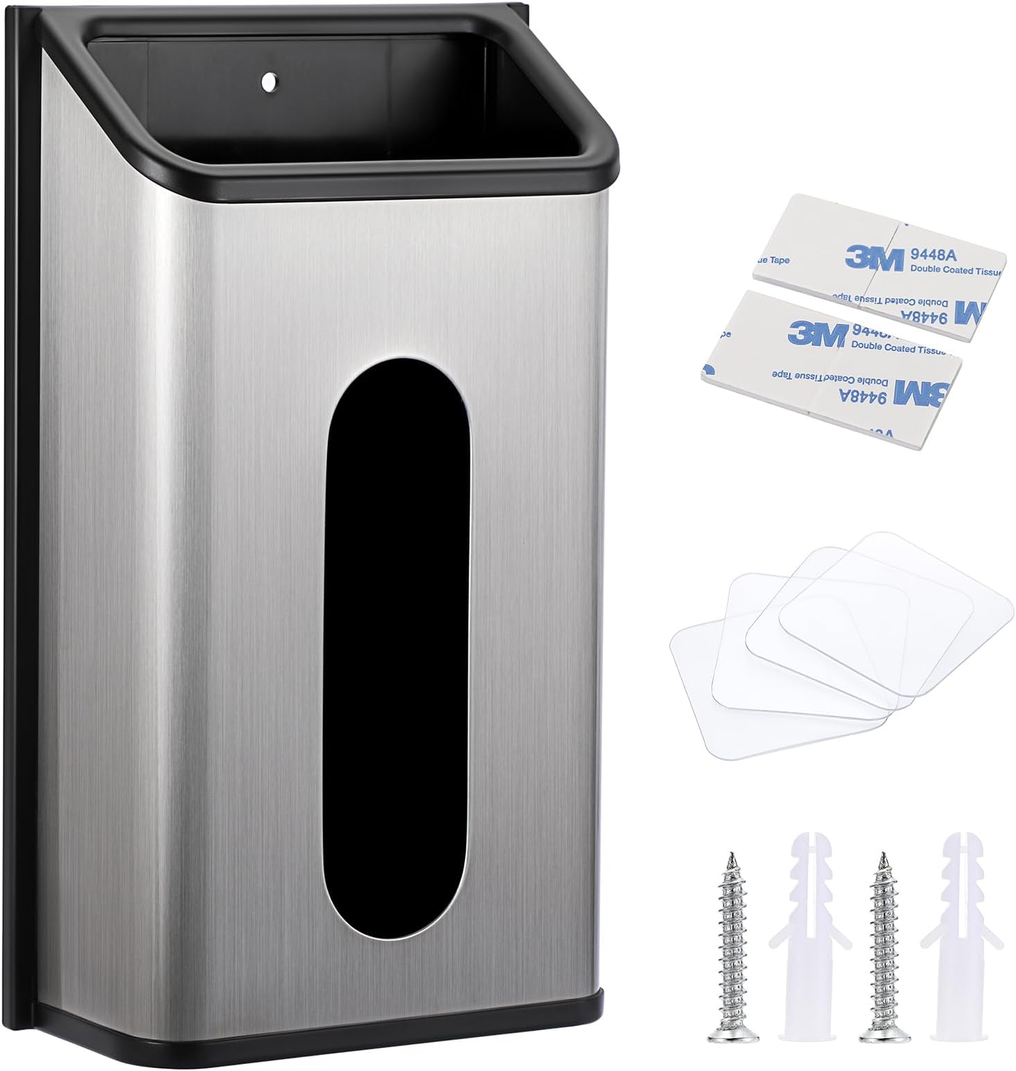 Amazon.com: Grocery Bag Holder Wall Mount, Wood Plastic Bag Holder ...