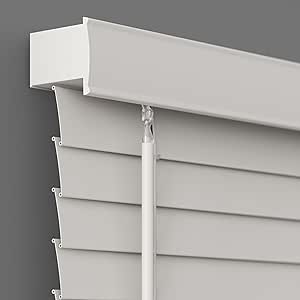 Amazon.com: 2 Inch Cordless Room Darkening Faux Wood Blind - 30" W x 60 ...