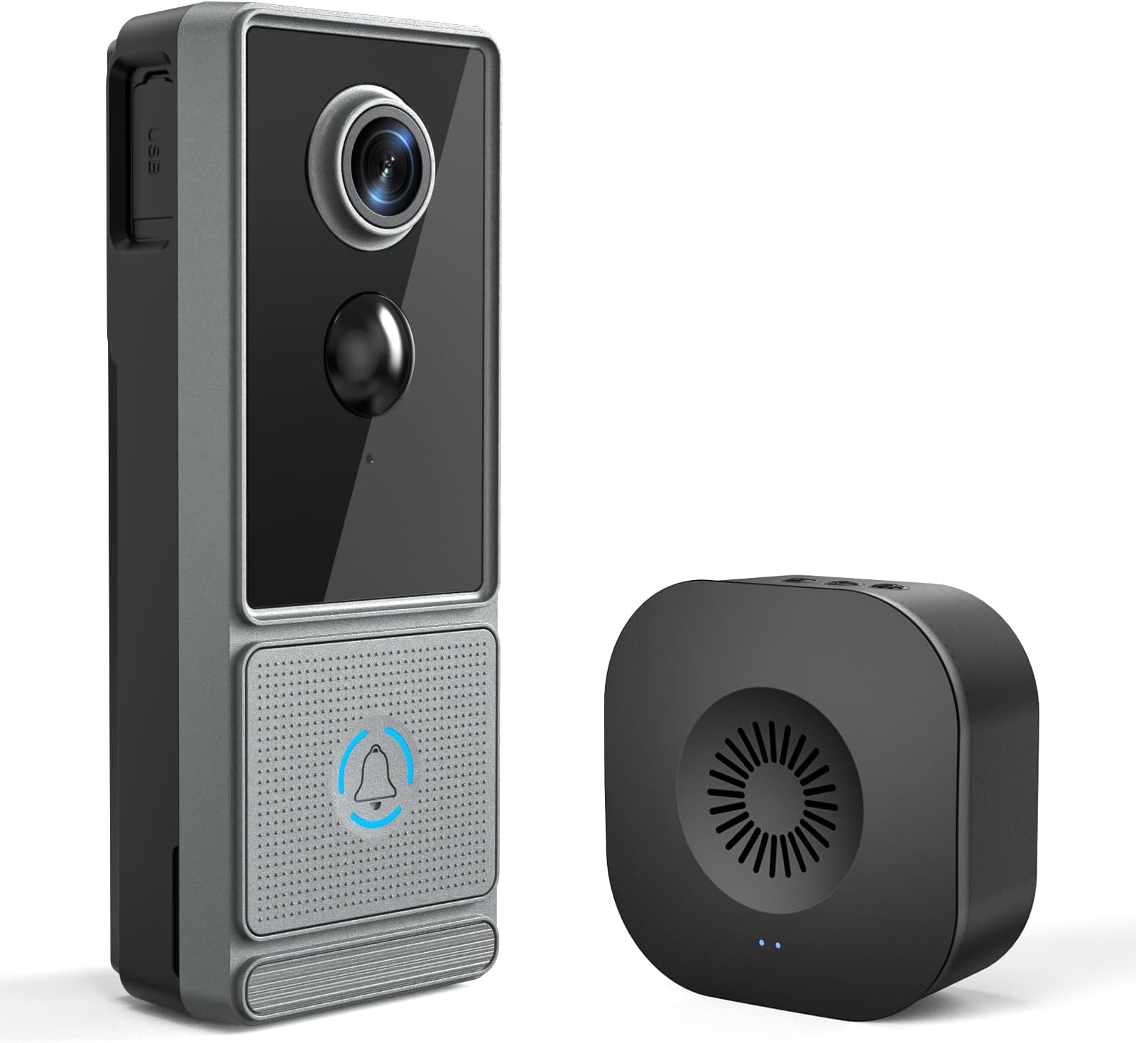 Amazon.com: Doorbell Camera with Wireless Chime, Wireless Doorbell ...