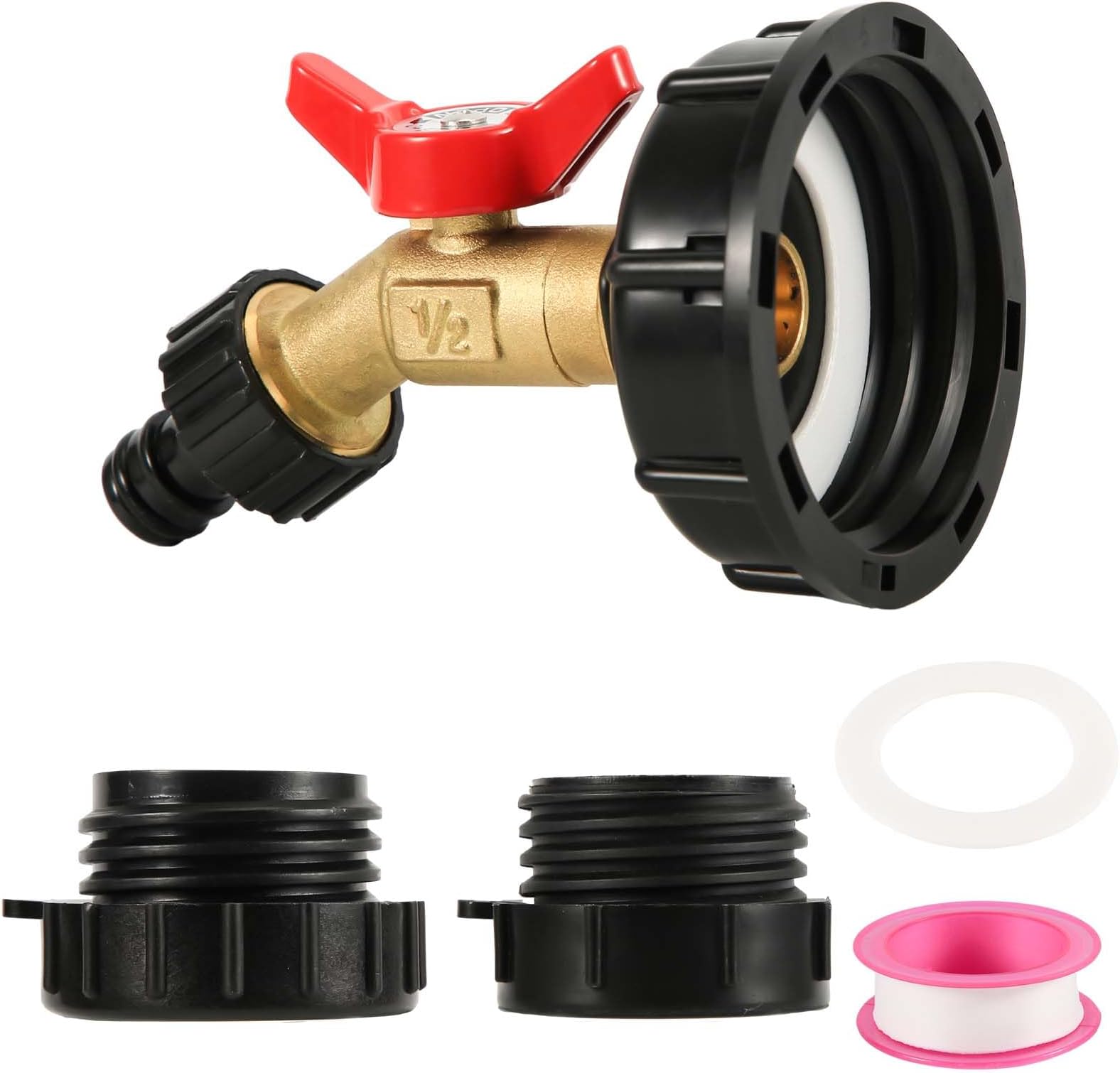 Amazon.com : WADEO IBC Tote Adapter, 2.44" Fine Thread Adapter for 275 ...