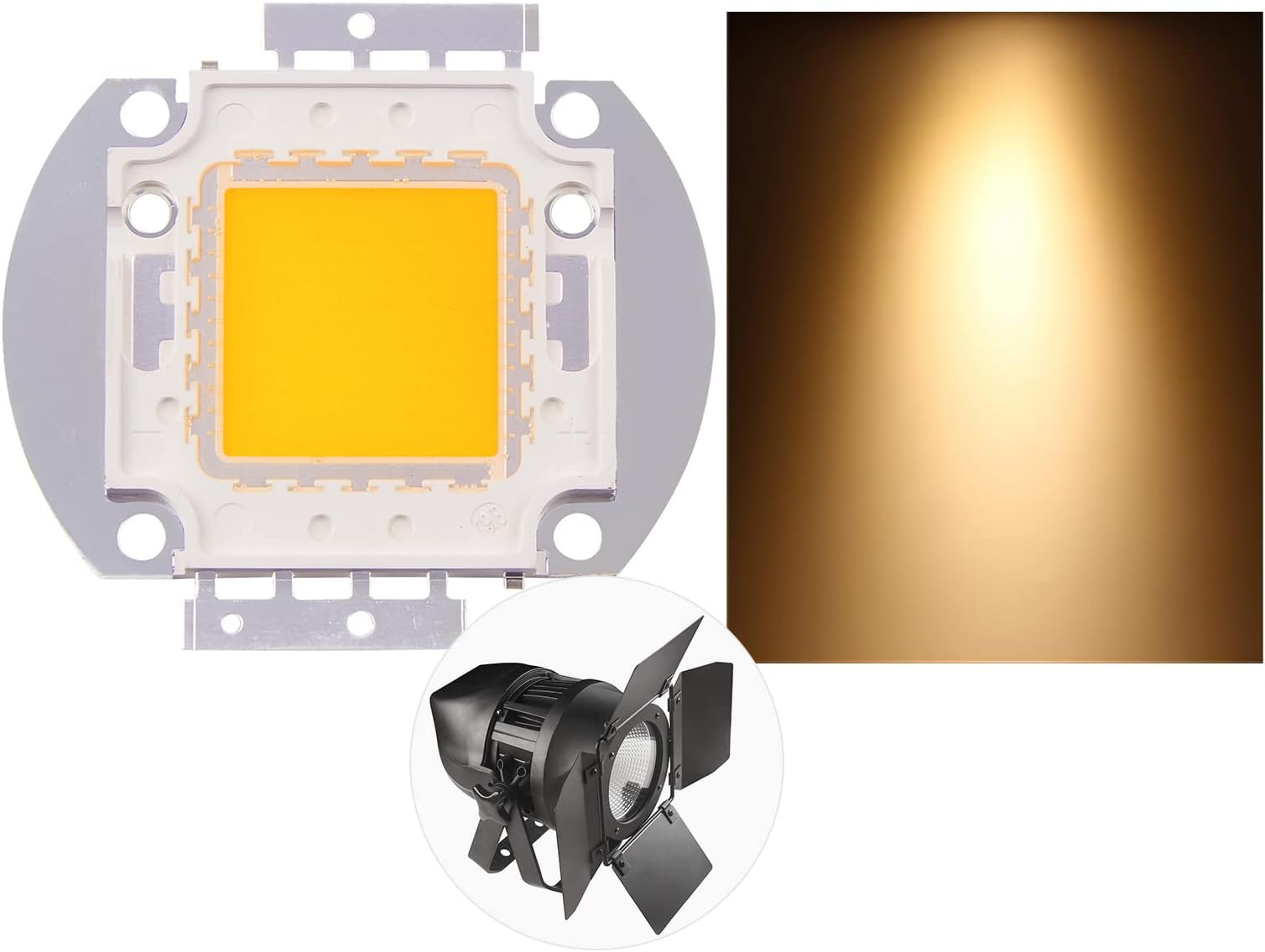 Amazon.com: 200W 3200K Warm White Led SMD COB Integrated Light Source ...