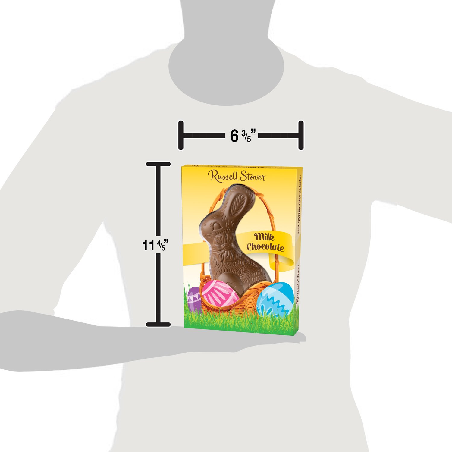 Snapklik.com : Russell Stover Milk Chocolate Easter Rabbit