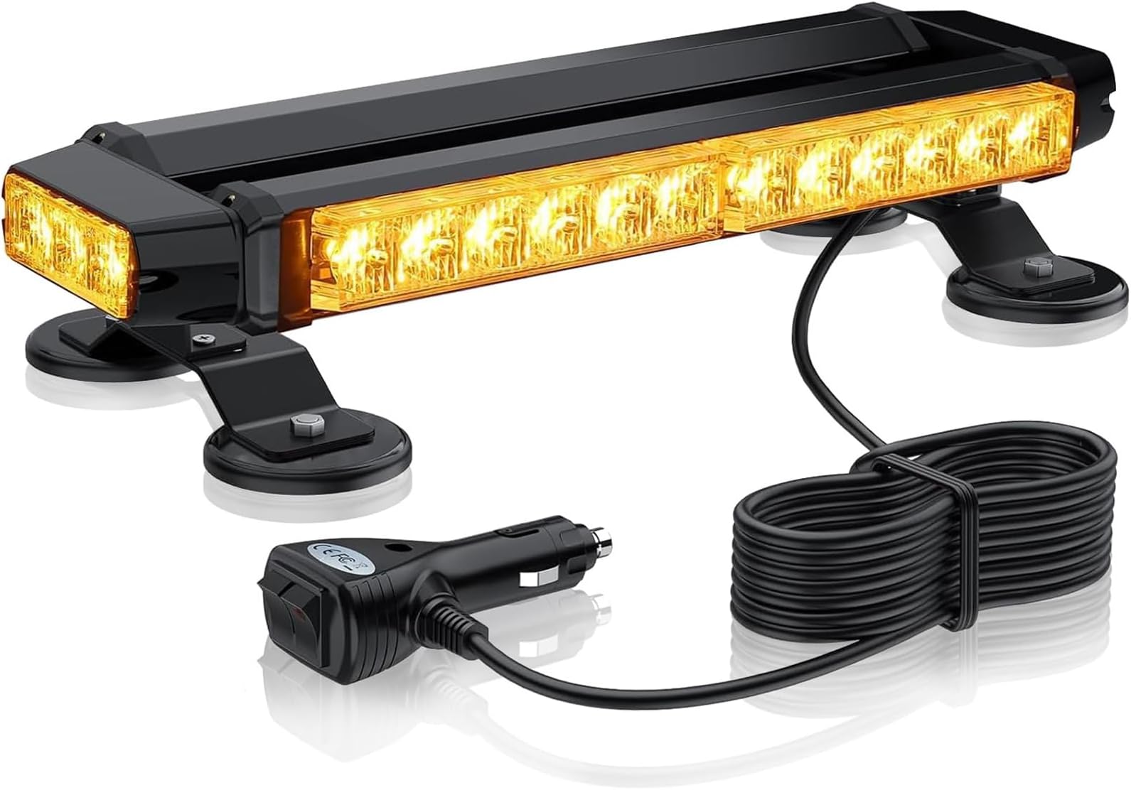 eSynic 12/24V Magnetic Flashing Beacon Lights IP65 Waterproof Beacon ...