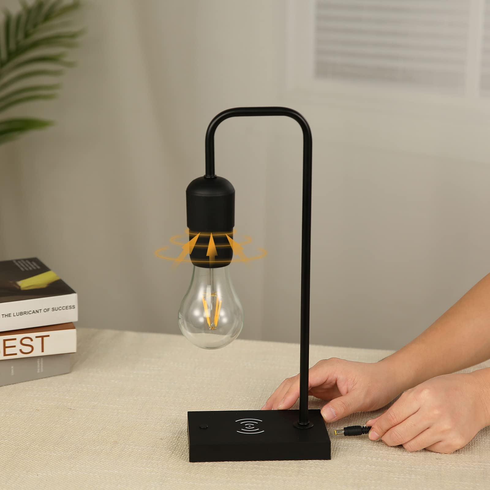 Unique Magnetic Levitating Lamp with LED Light Bulb Floating in The Air ...