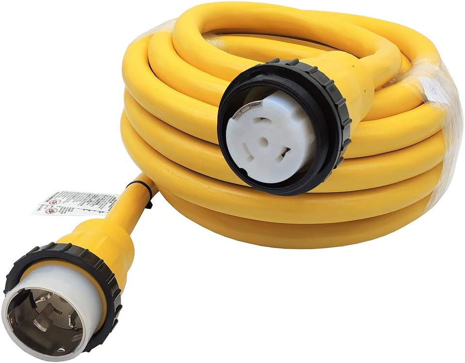 Amazon.com: Parkworld Marine Shore Power Extension Cord 50 AMP SS2-50P ...