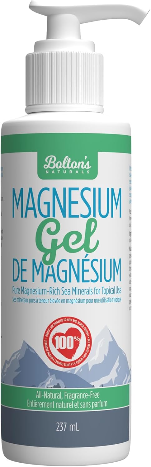 Bolton's Naturals Mineral Magnesium Gel with Pump 237ml-Product of ...