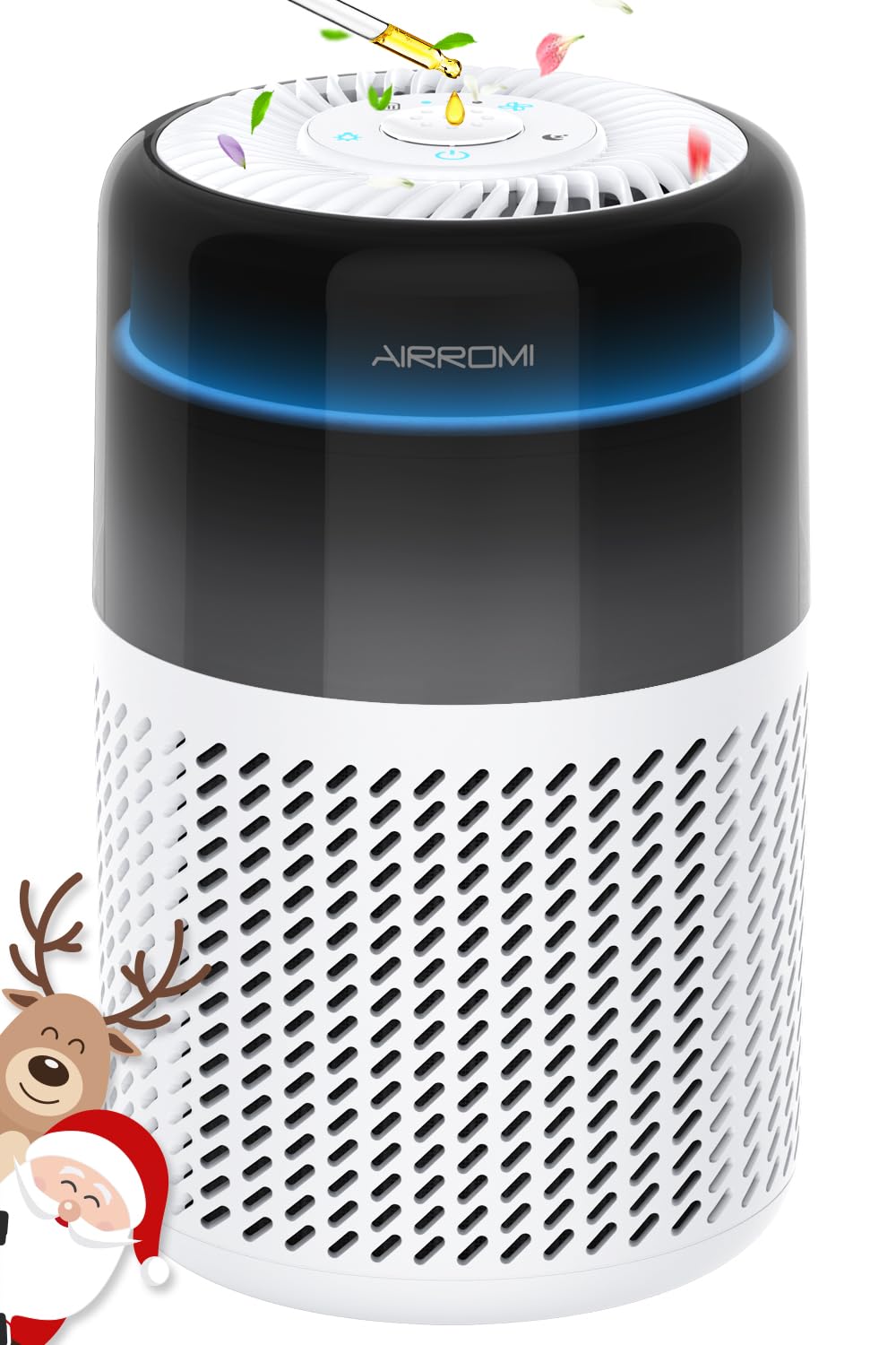 Amazon.com: AIRROMI Air Purifier for Bedroom Home,HEPA Filter,Covers ...