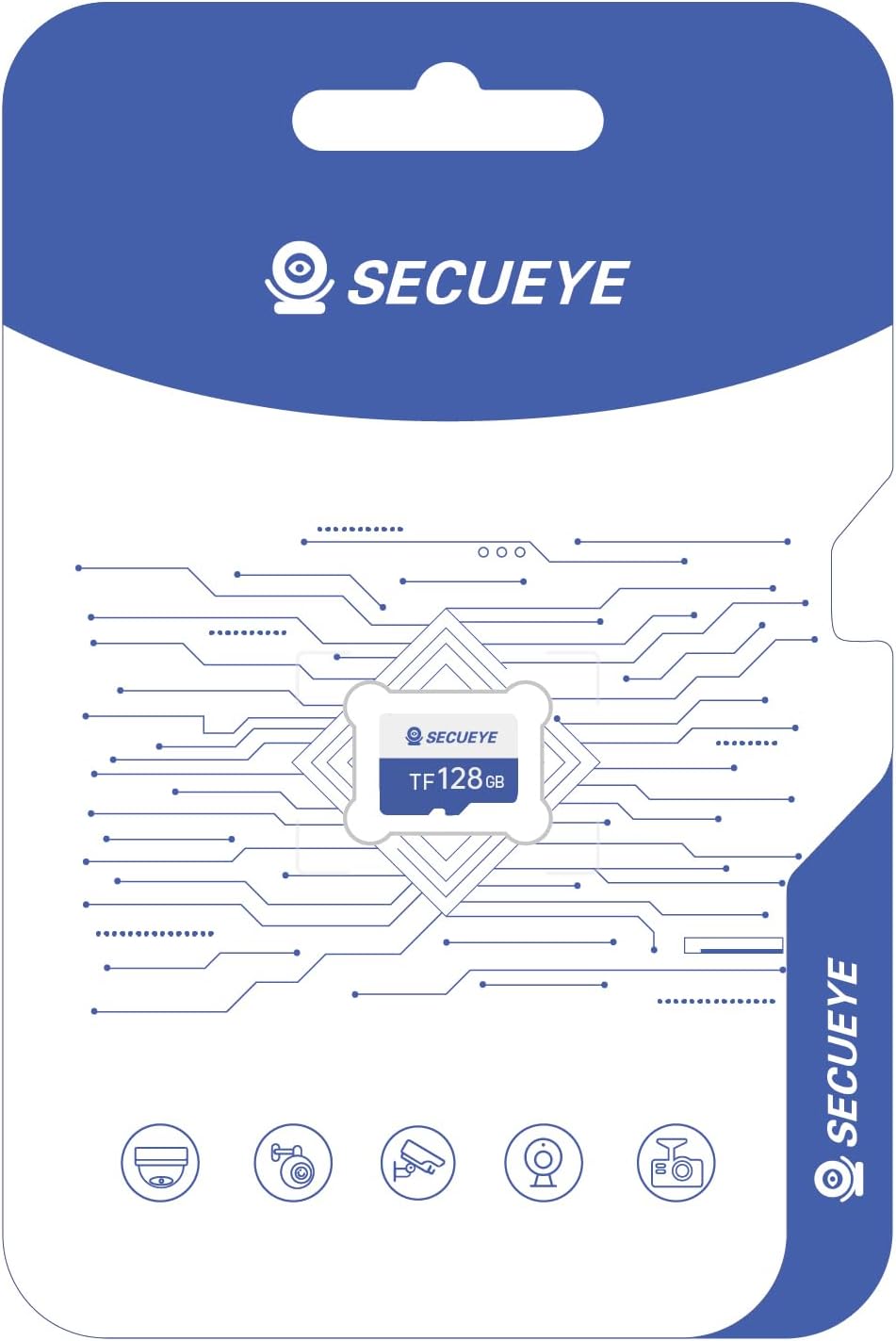 Amazon.com: SECUEYE 128GB TF Memory Card Class 10 FAT32 High Speed ...