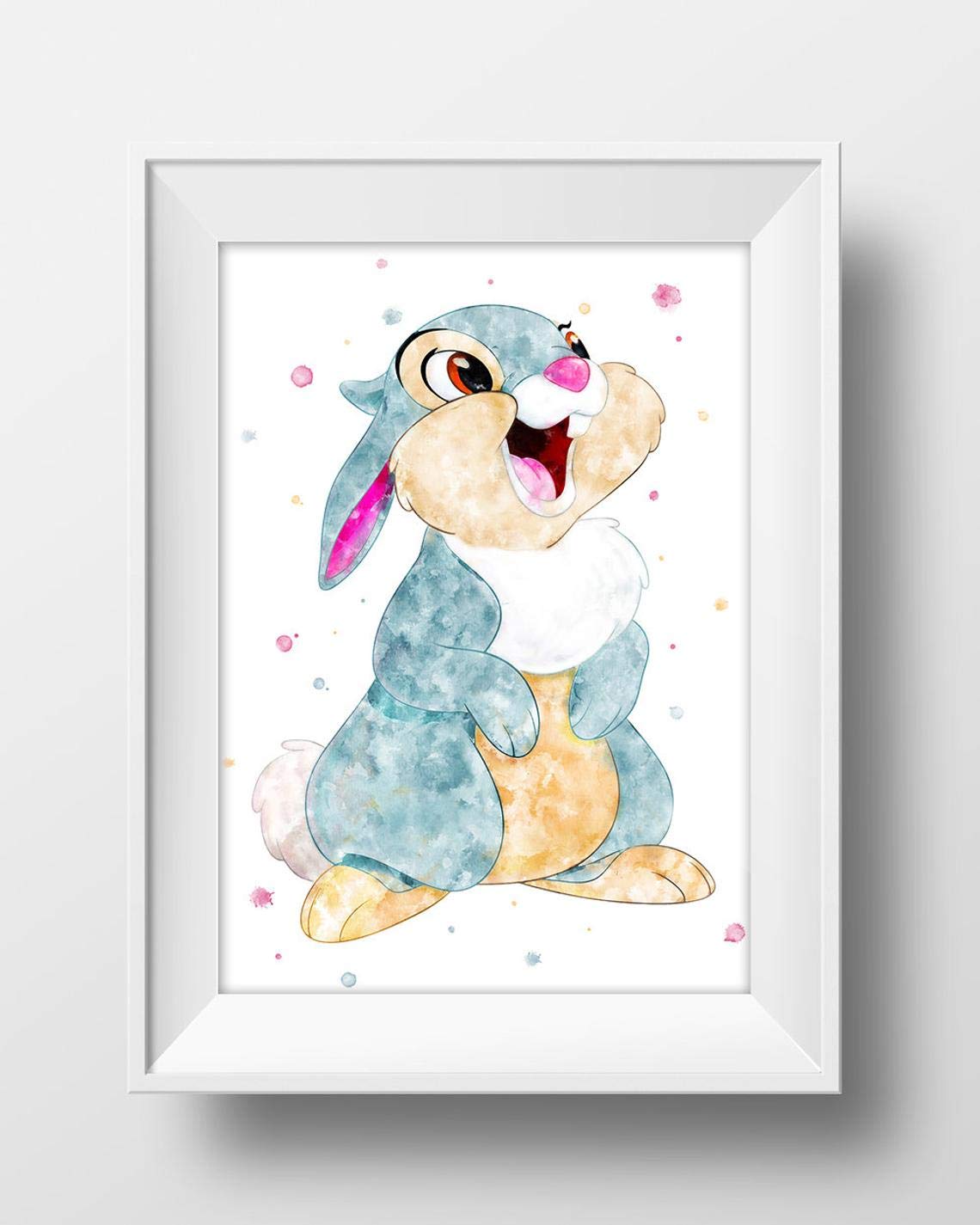 Buy Disney Thumper Art Bambi and Thumper Bambi Rabbit Print Bambi ...