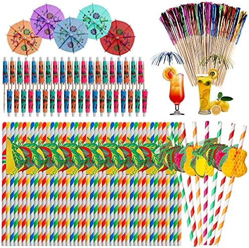 KEYIDO 200 Pack Cocktail Accessories for Drinks, Includes Cocktail ...