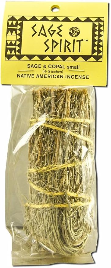 Amazon.com: SAGE SPIRIT Sage Copal Smudge Wand 4-5, 0.02 Pound : Home ...