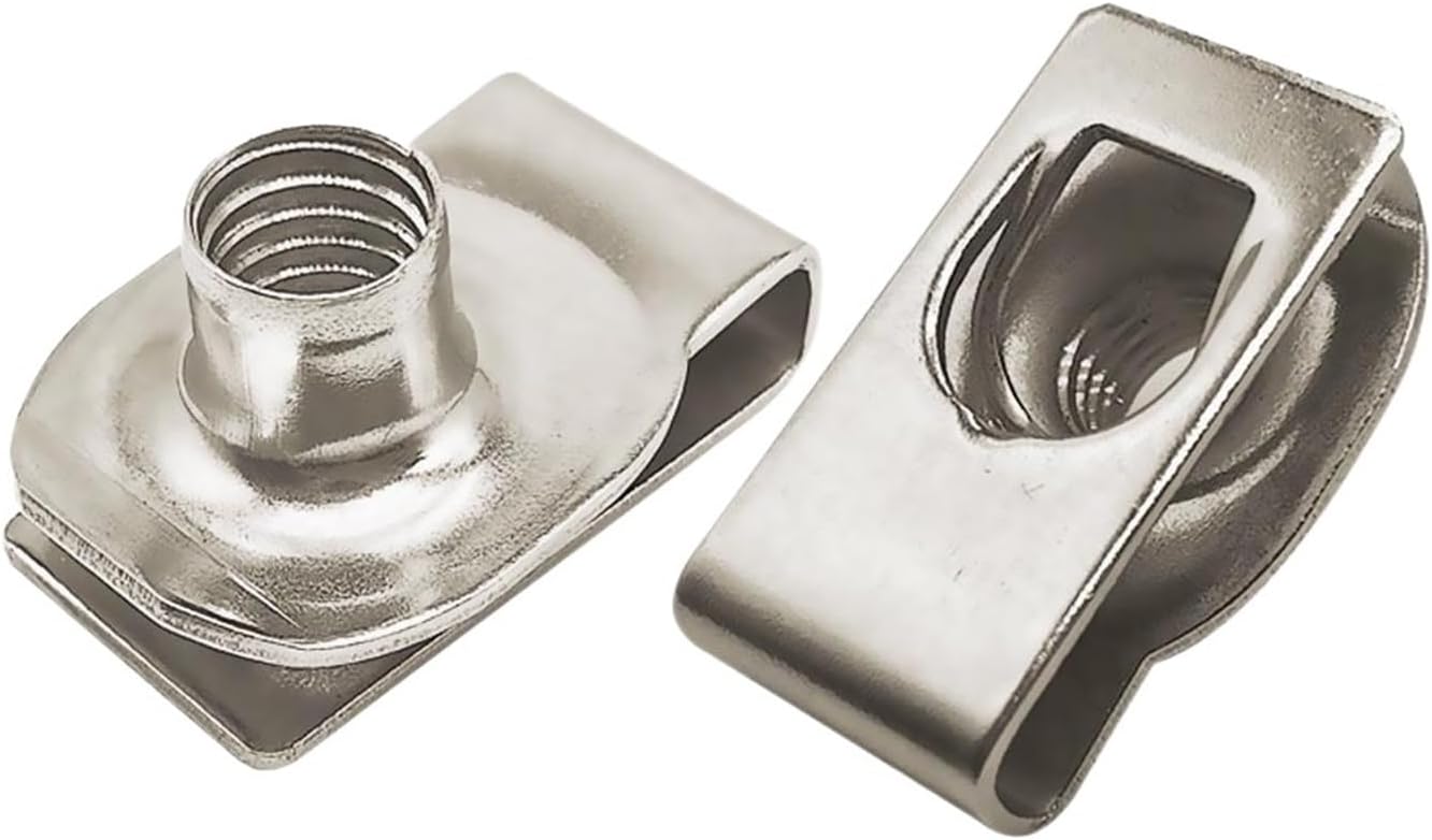 Amazon.com: BIGDROP 10pcs 304 Stainless Steel U Type Clips with Thread ...