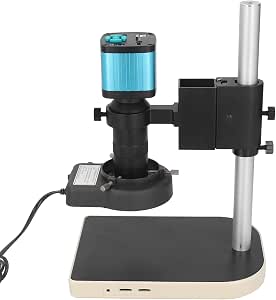 Amazon.co.jp: Microscope Camera, Easy Installation 100‑240V Solid Clamp ...