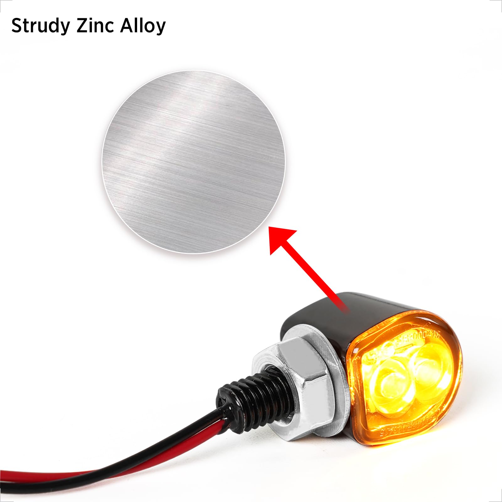 Snapklik.com : Evermotor 12V Motorcycle Indicators - Mini Led Turn ...