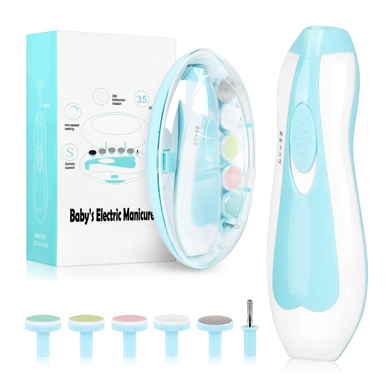 Amazon.com: Baby Nail Trimmer Electric, Baby Nail Clippers, Baby ...