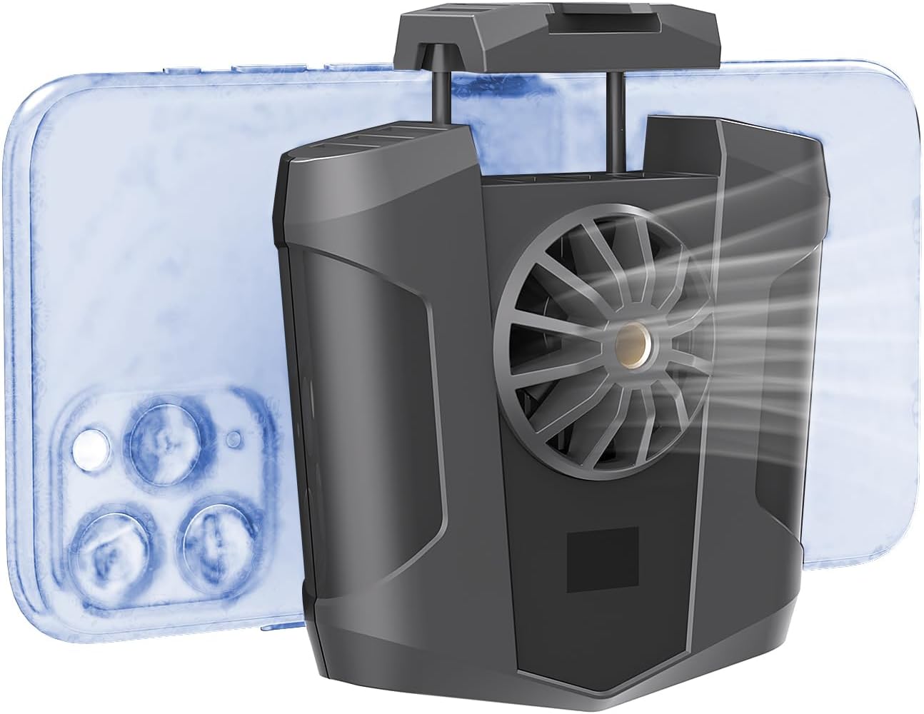 Amazon.com: 3 In 1 Wireless Phone Cooler with Clamp, Silent Cell Phone ...