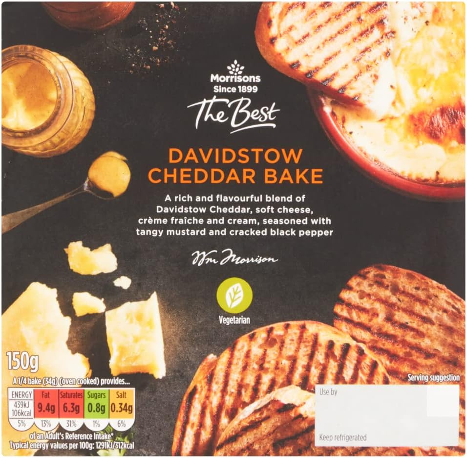 Morrisons The Best Davidstow Cheddar Bake 150 g (Pack of 1) : Amazon.co ...