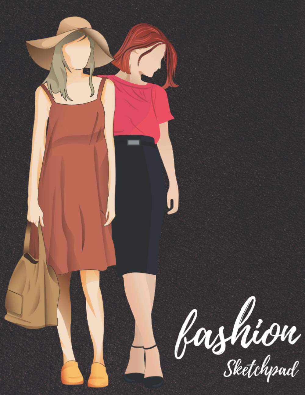 Fashion Designer Sketchbook 216 Large Female Figure Templates Croqui ...