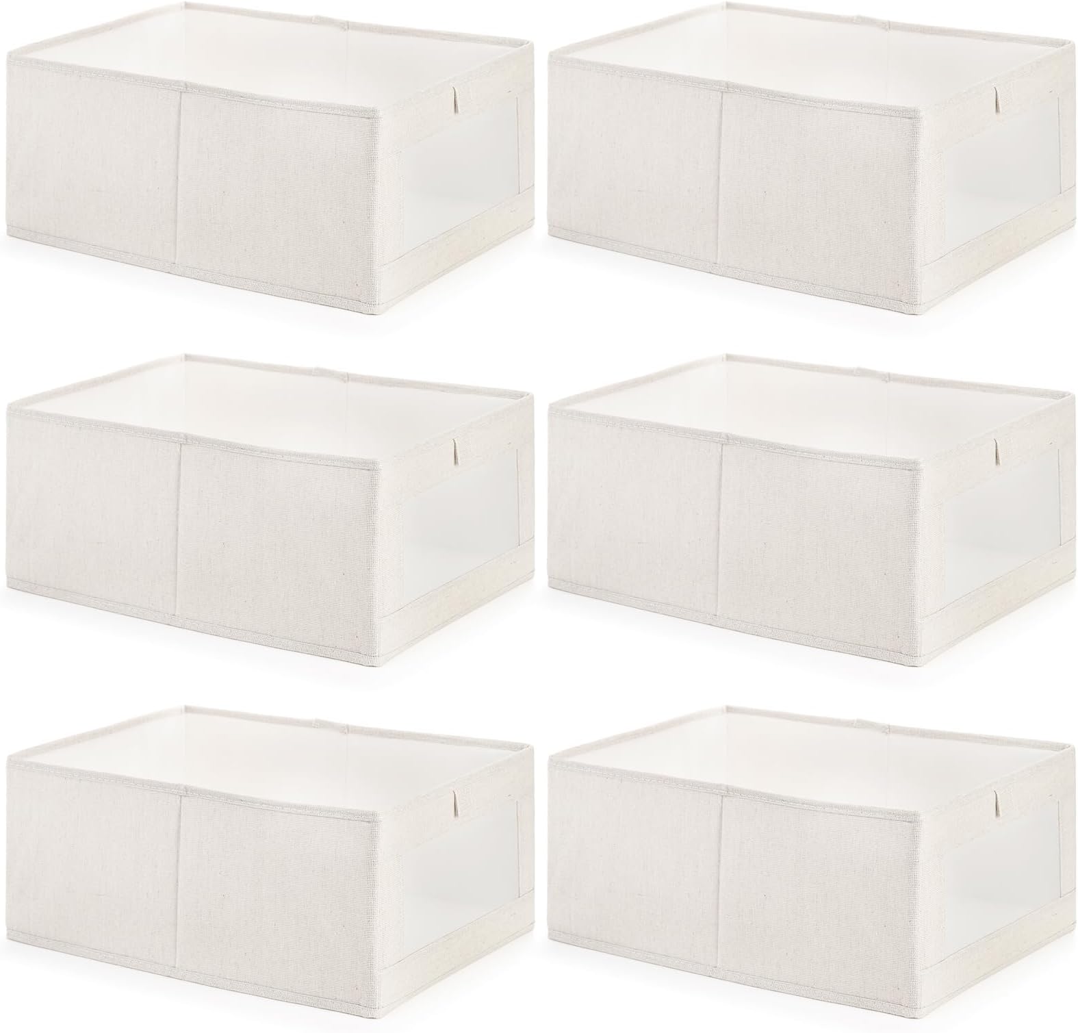 Amazon.com: 8 Pack Linen Closet Organizers and Storage, Foldable Closet ...