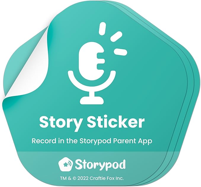 Amazon.com: Recordable Story Sticker 3-Pack for Storypod Interactive ...