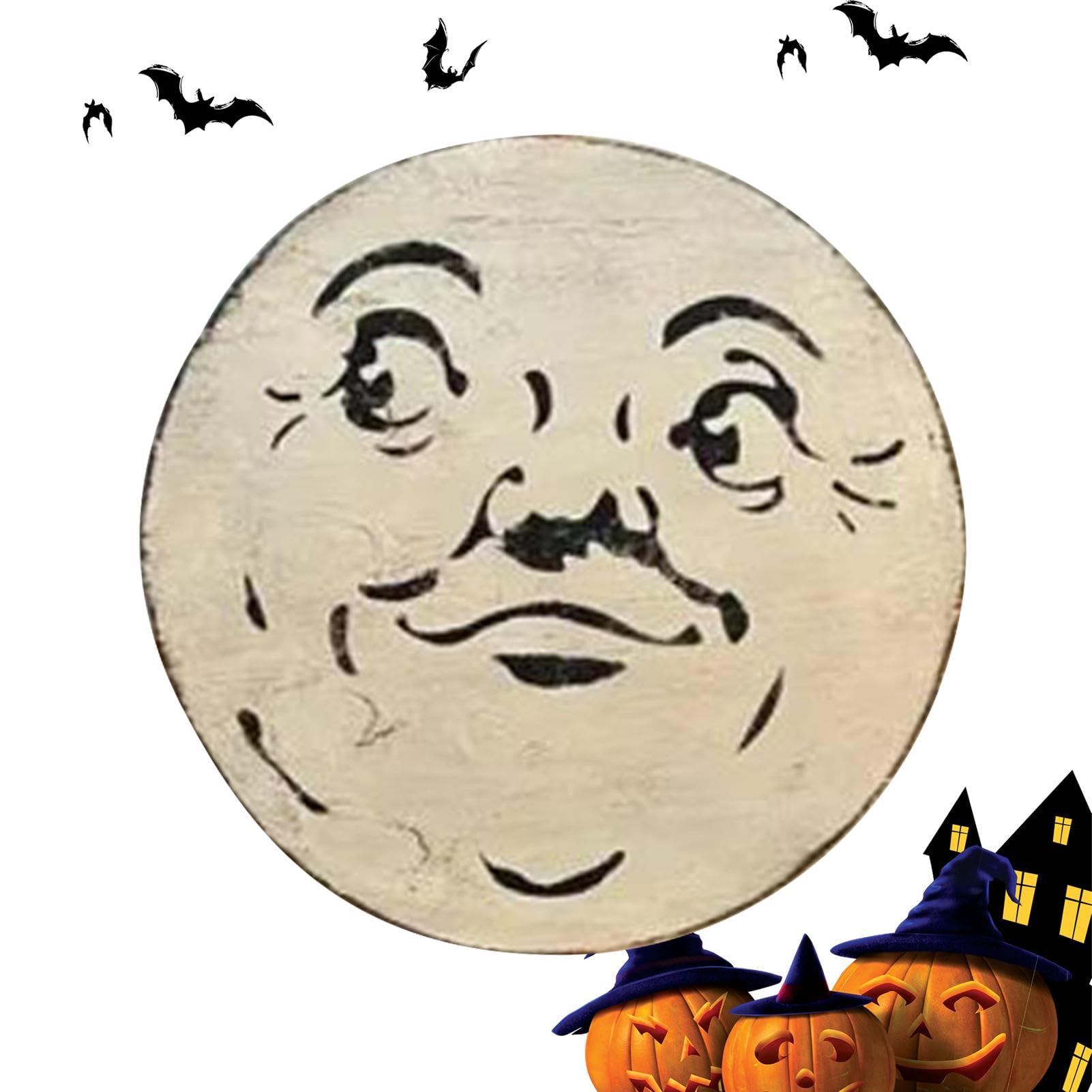 Scary Moon Face Easy DIY Vintage Man In The Moon Face Decor Jennifer