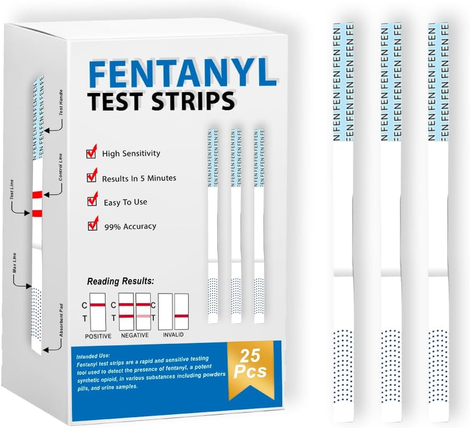 Amazon.com: Emnce Fentanyl Test Strips Home Drug Testing Kit - Accurate ...